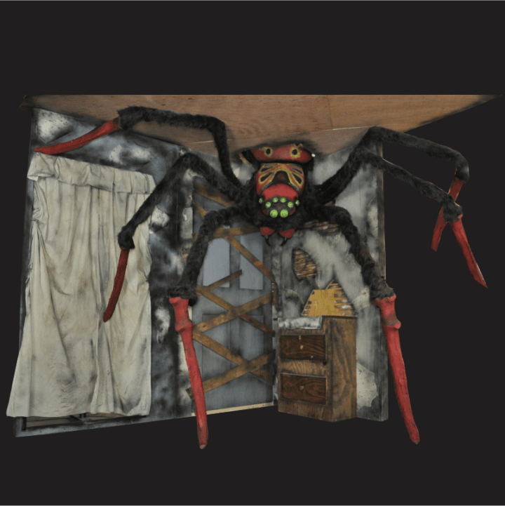 SPY108- Giant Ceiling Spider (Animated) ⋆ Scare Factory
