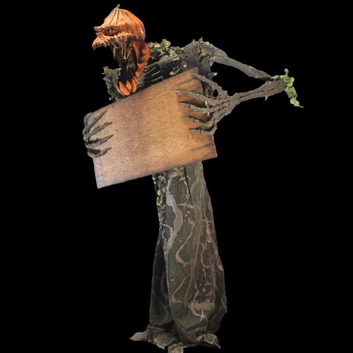 GD71S- Pumpkin Queen Sign Holder - Static ⋆ Scare Factory