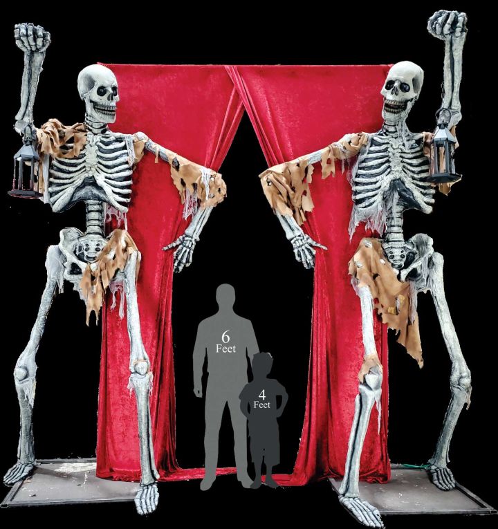 Pair of 13’ Tall Entry Guards ⋆ Scare Factory