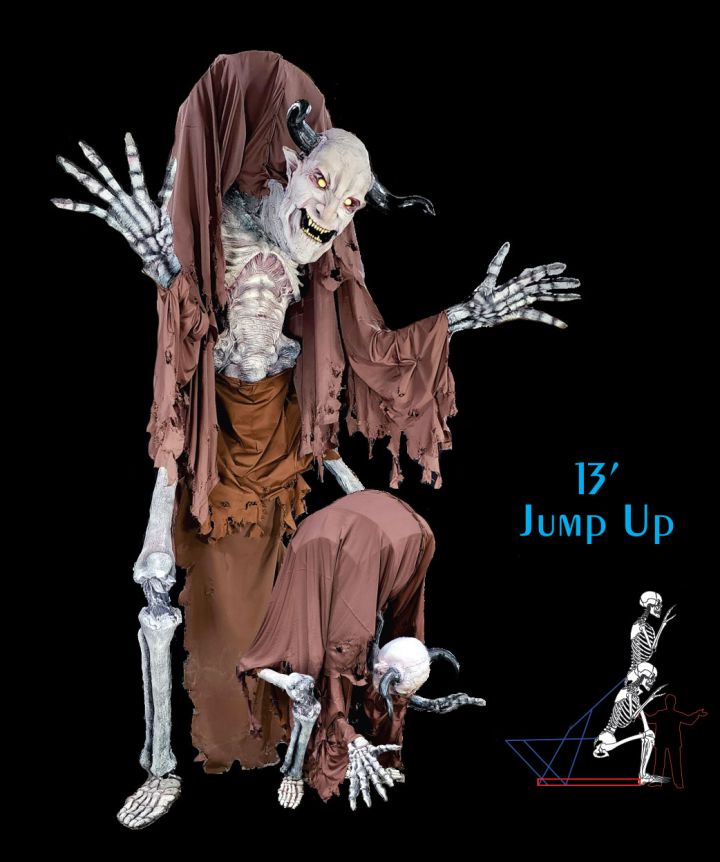 13' Tall Super Jump Up- Trolloc ⋆ Scare Factory