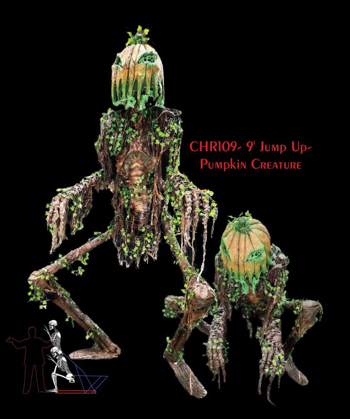 9' Jump Up- Pumpkin Creature ⋆ Scare Factory